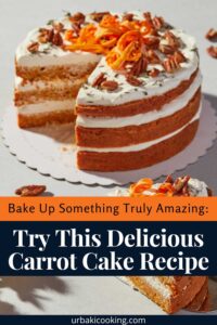 Bake Up Something Truly Amazing: Try This Delicious Carrot Cake Recipe