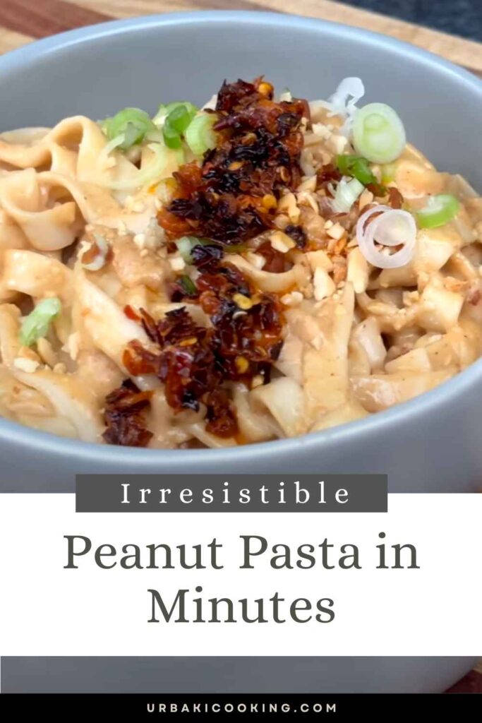 Nutty Noodle Delight: Irresistible Peanut Pasta in Minutes