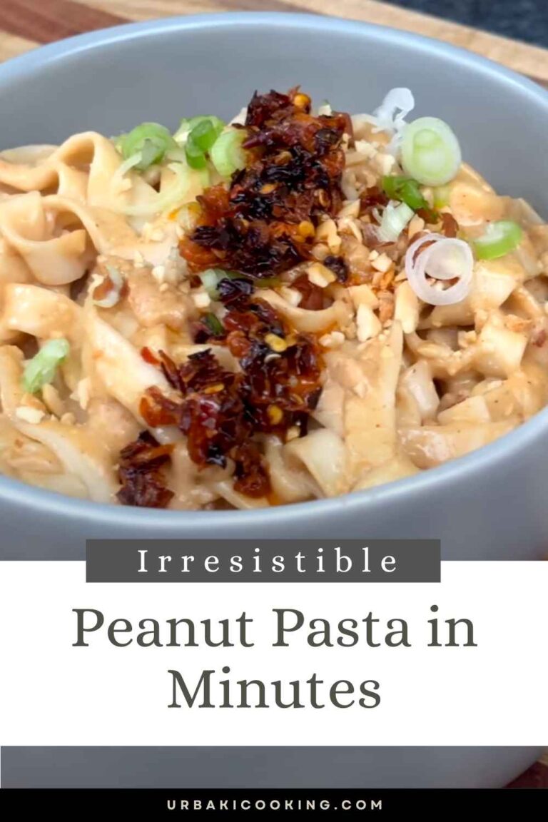 Nutty Noodle Delight: Irresistible Peanut Pasta in Minutes – Urbaki Cooking