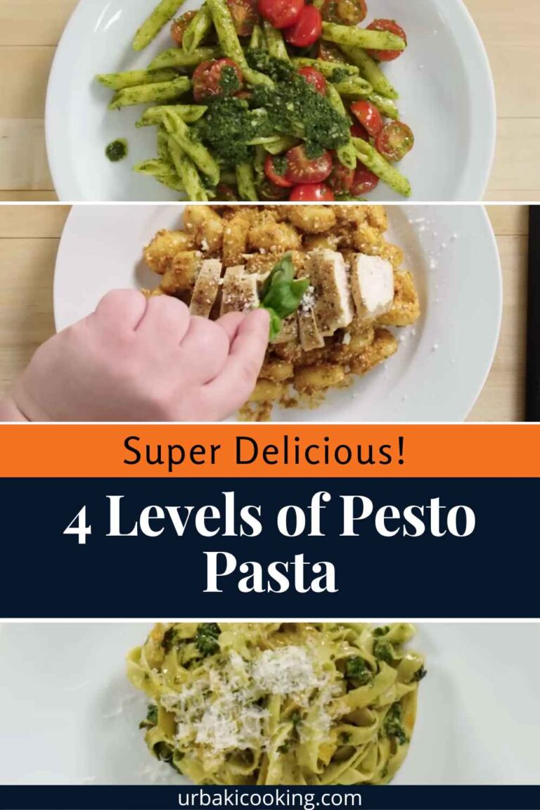 Super Delicious! 4 Levels of Pesto Pasta – Urbaki Cooking