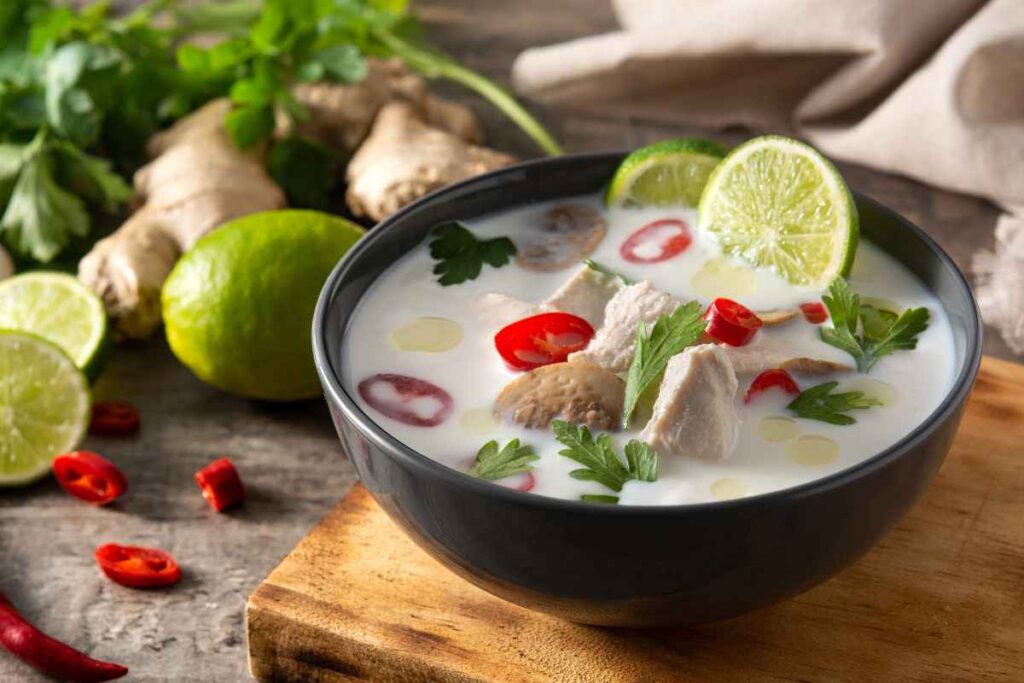 Thai Tom Kha Gai Soup Recipe with Fresh and Simple Ingredients – Urbaki ...