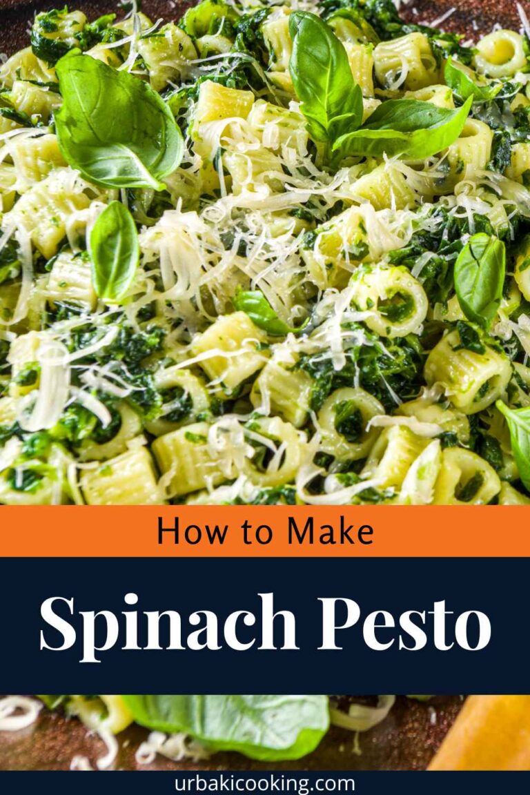 How to Make Spinach Pesto – Urbaki Cooking