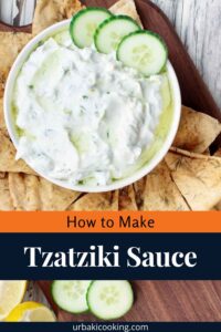 How to Make Tzatziki Sauce – Urbaki Cooking