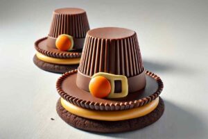 How To Make Delicious Chocolate Pilgrim Hats – Thanksgiving Snacks for ...