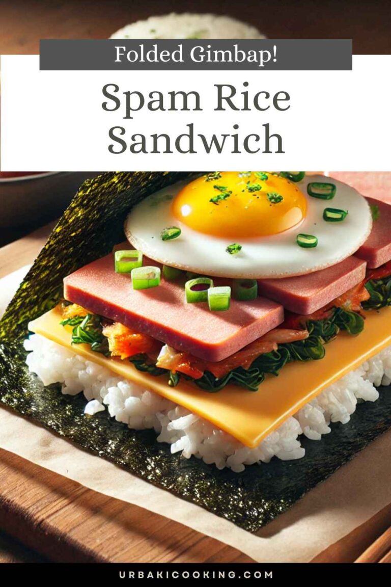 Folded Gimbap! Spam Rice Sandwich – Urbaki Cooking