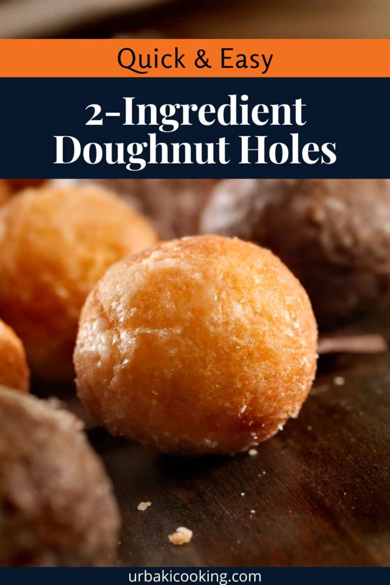 Quick & Easy 2-Ingredient Doughnut Holes – Urbaki Cooking